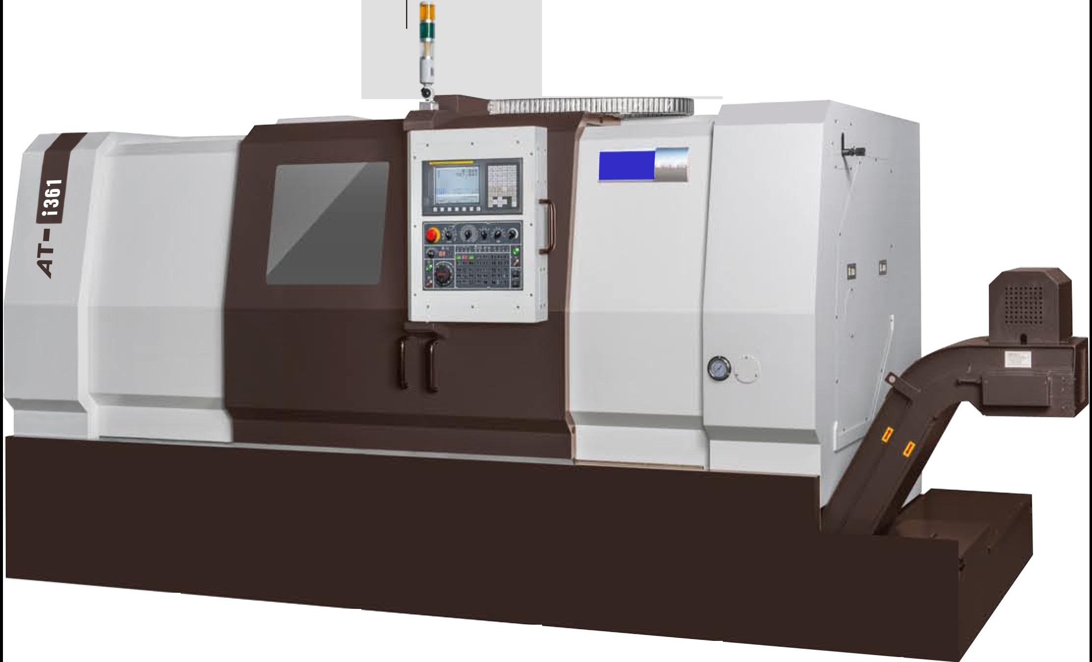Long Shaft Machining CNC Lathe Mill Dual Spindle Hard Rail Master